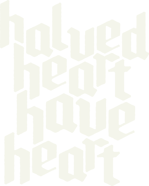 Halved Heart - Hearts Stitched Together With Hope